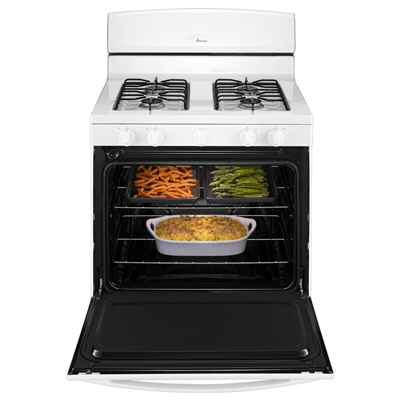 Buy Amana 30-inch Gas Range with EasyAccess Broiler Door | AGR4230BAW