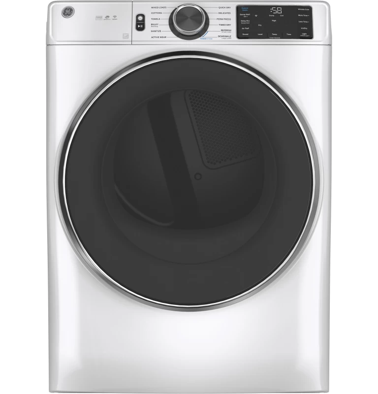 Buy GE 7.8 cu. ft. Capacity Smart Front Load Electric Dryer with Steam ...