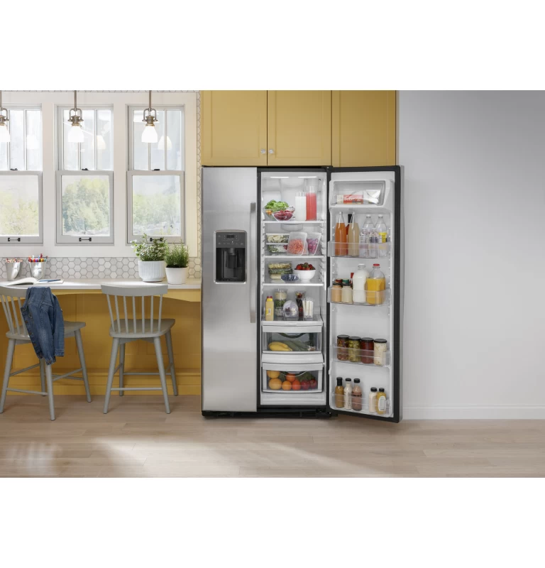 Buy GE 25.3 Cu. Ft. Side By Side Refrigerator GSS25GGPCC