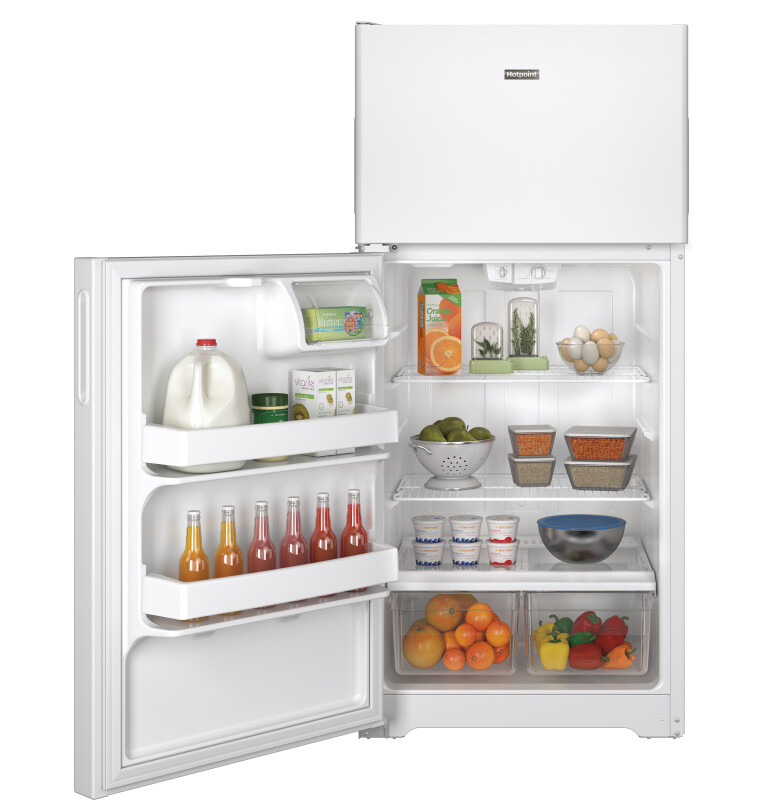 Hotpoint fridge freezer white store