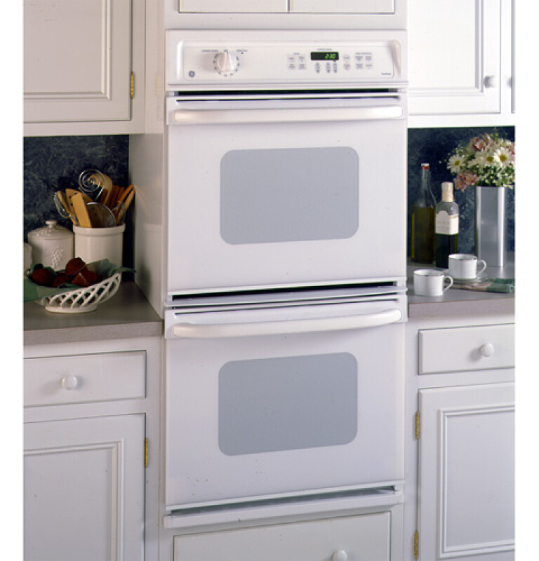 Buy GE 27" Electric Double Wall Oven with Self-Cleaning Upper Oven and ...