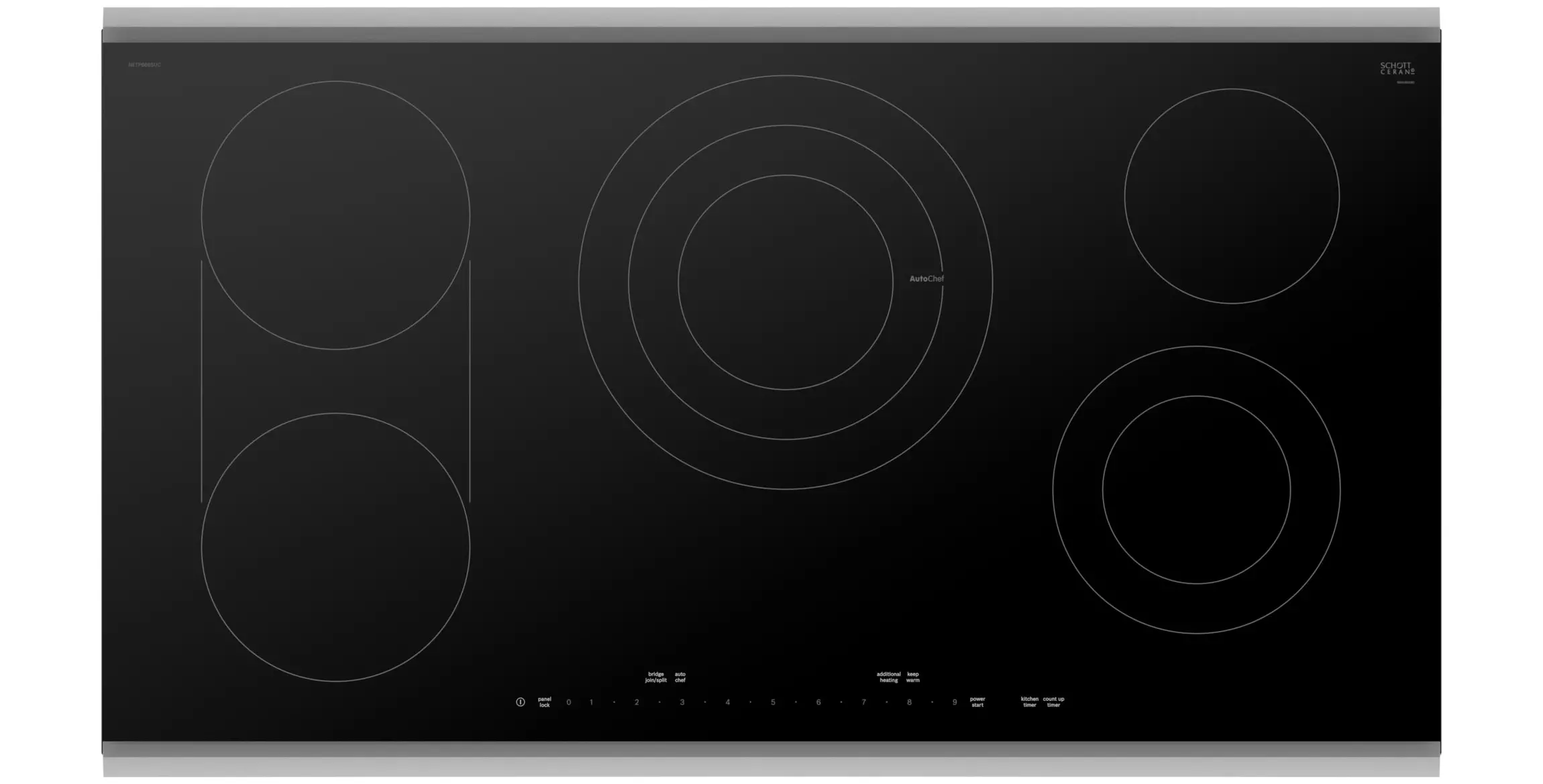 Buy Bosch Benchmark Electric Cooktop, surface mount with frame | NETP669SUC