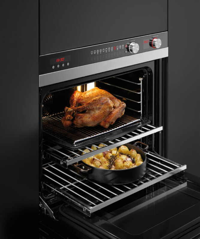 Fisher and paykel double wall oven store