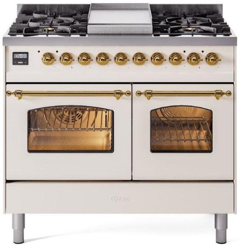 Buy ILVE Nostalgie II Series 40 inch Freestanding Dual Fuel Range with ...