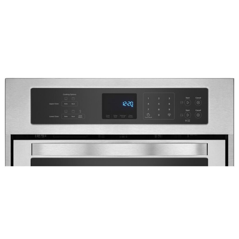 Buy Whirlpool 6.2 Cu. Ft. Double Wall Oven with High Heat Self Cleaning System WOD51ES4ES