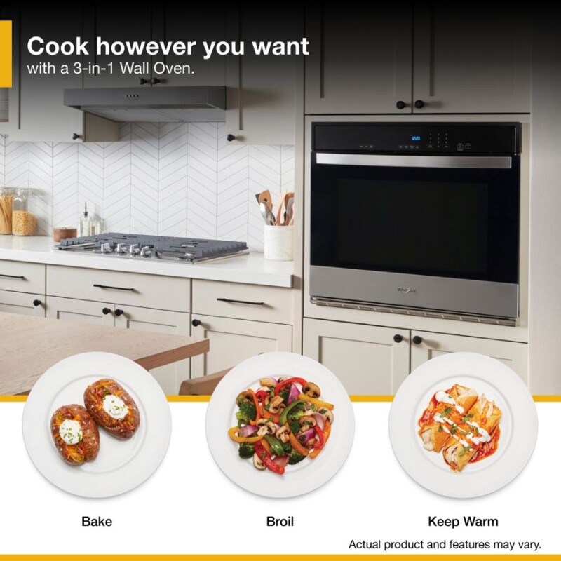 Buy Whirlpool 5.0 Cu. Ft. Single Self-Cleaning Wall Oven | WOES3030LS